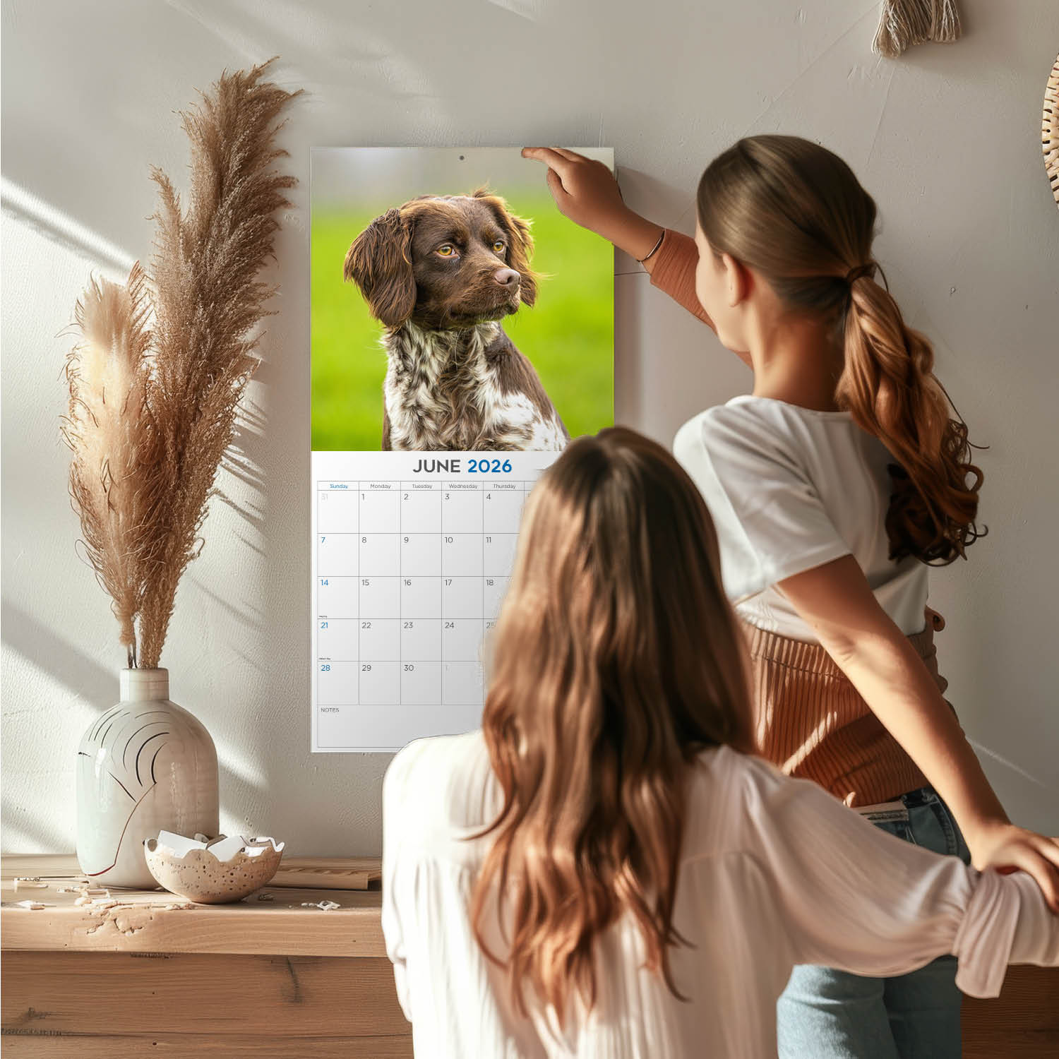 Brittany Calendar 2026 - Dog Breed Wall Calendar - Made in the USA! | eBay