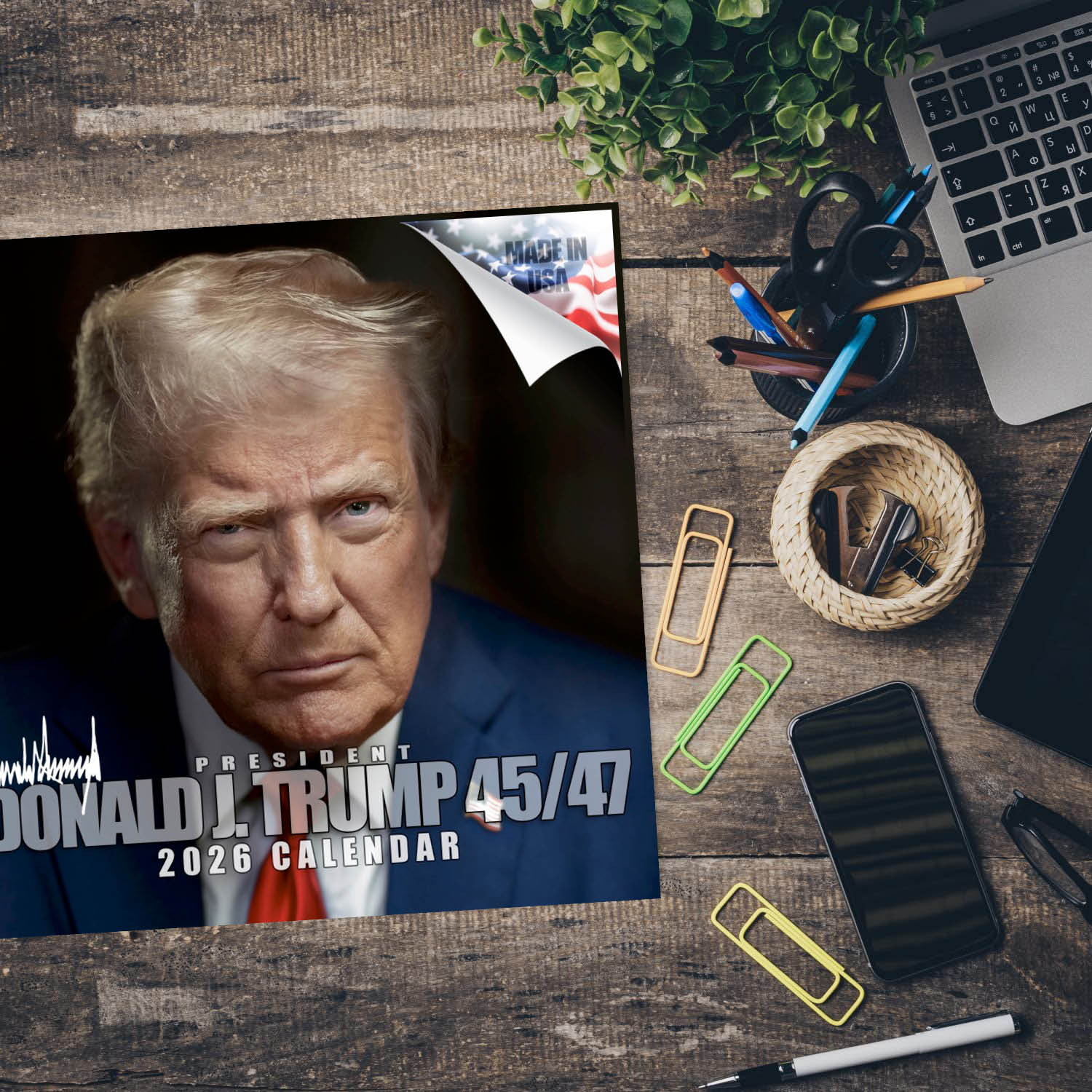 Donald J Trump 45/47 Calendar 2026 FULL SIZE 12x24 Made in USA | eBay